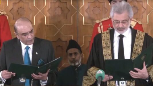 Asif Zardari sworn in as Pakistan’s president for a second time ...